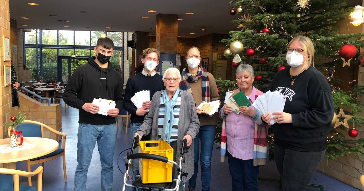 Weihnachtskarten für Senioren | Erzbischöfliches St. Joseph-Gymnasium Rheinbach